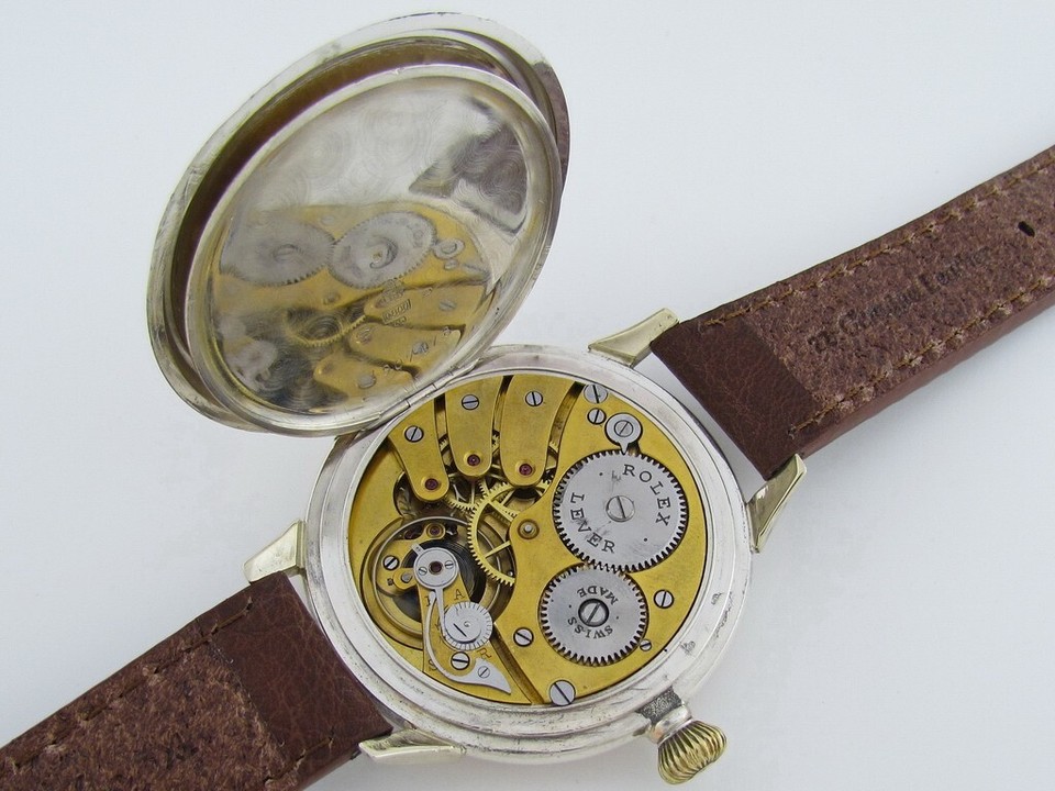 Rolex Lever Chronometer Antique 1900s Swiss Beautiful Art Deco Silver ...