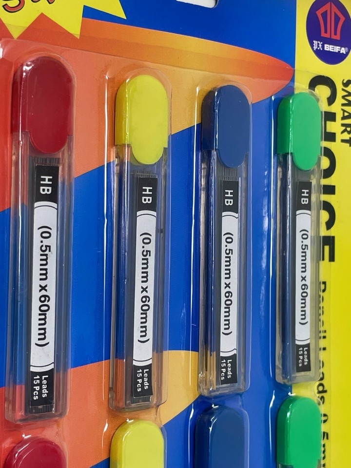 120 Count 0.5 mm Mechanical pencil lead refills .5mm pencil refills ...