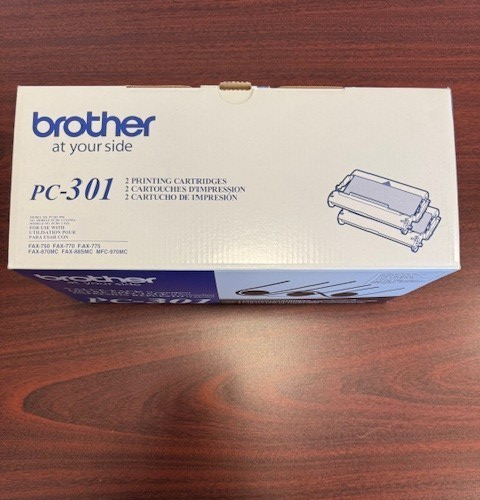 Genuine Brother PC-301 Printing Cartridges - Pack of 2 - NEW | eBay
