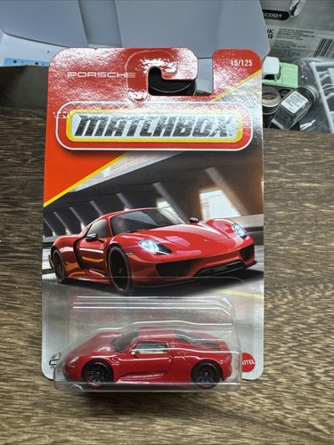 Matchbox Porsche 918 Spyder Red #15 Basic Mainline 2025 Case L New | eBay