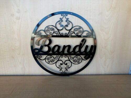 Personalized Metal Sign Custom Last Name Sign Family Name Sign Metal ...