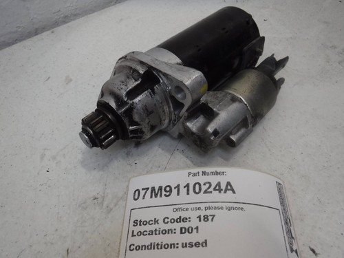 Lamborghini Aventador LP720 Starter Motor Stop & Start Tech 07M911024A ...
