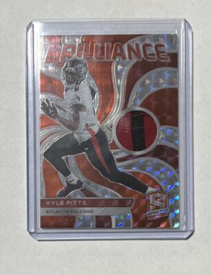 2022 Panini Spectra Kyle Pitts Brilliance Neon Orange /10 2 Color Patch ...