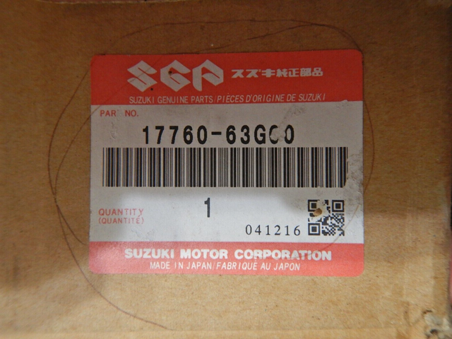 17760-63G00-000 Suzuki Shroud 1776063G00000 Genuine OEM Part for sale ...