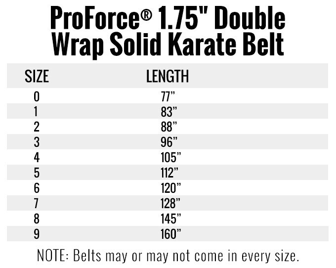 AWMA ProForce Solid Black Belt, Size 5 | eBay