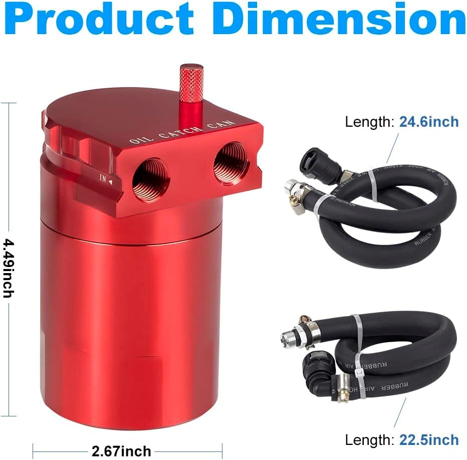 Passenger Oil Catch Can Kits Tank for 11-21 Ford F150 5.0L Raptor 2.7L ...