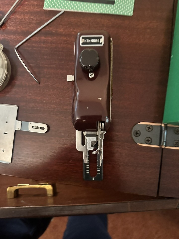 RARE! 1959 LADY KENMORE 89-Sewing Machine MCM Pink Lady w/Cabinet W ...