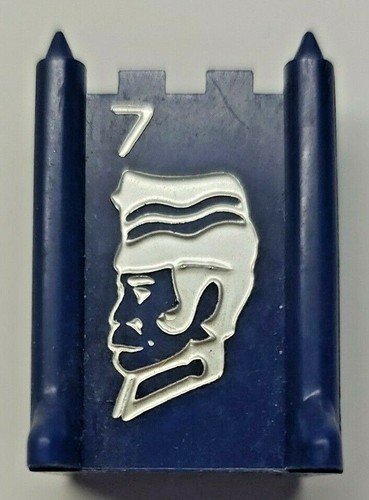1970 Milton Bradley Stratego Board Game Replacement "Blue 7 Sergeant ...