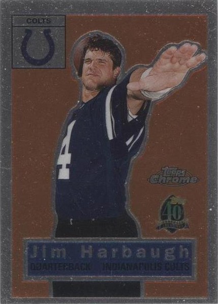 1996 Topps Chrome - 40th Anniversary Retro #1 Jim Harbaugh for sale ...