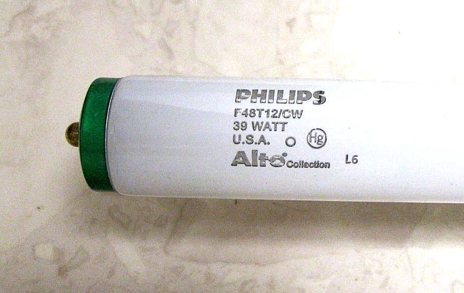 15 PHILIPS 39W TI2 Single Pin Fluorescent Tube Light Bulb Lamp F48T12 ...