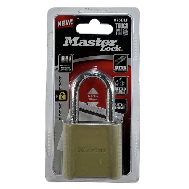 2 Master Lock Set Your Own Combination Padlocks 875dlf for sale online ...