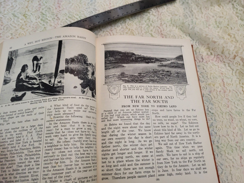 1937 HUMAN USE GEOGRAPHY BOOK ONE By J Russell Smith Illustrated | eBay