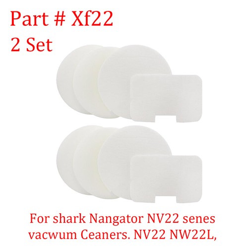 2Set Sponge Filters for Shark Nv22 Vacuum Cleaners Part # Xf22 NV22 ...