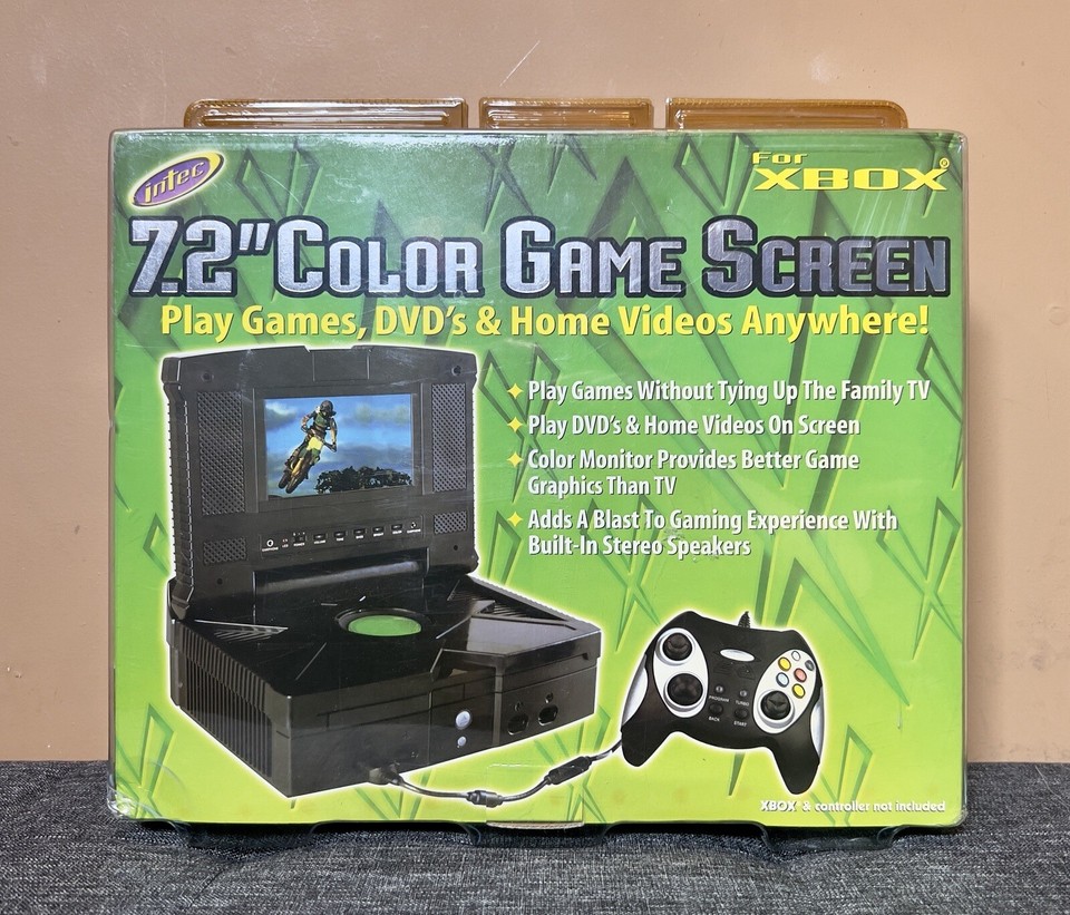 New Intec Color Game Screen 7.2” for Original Xbox Sealed | eBay