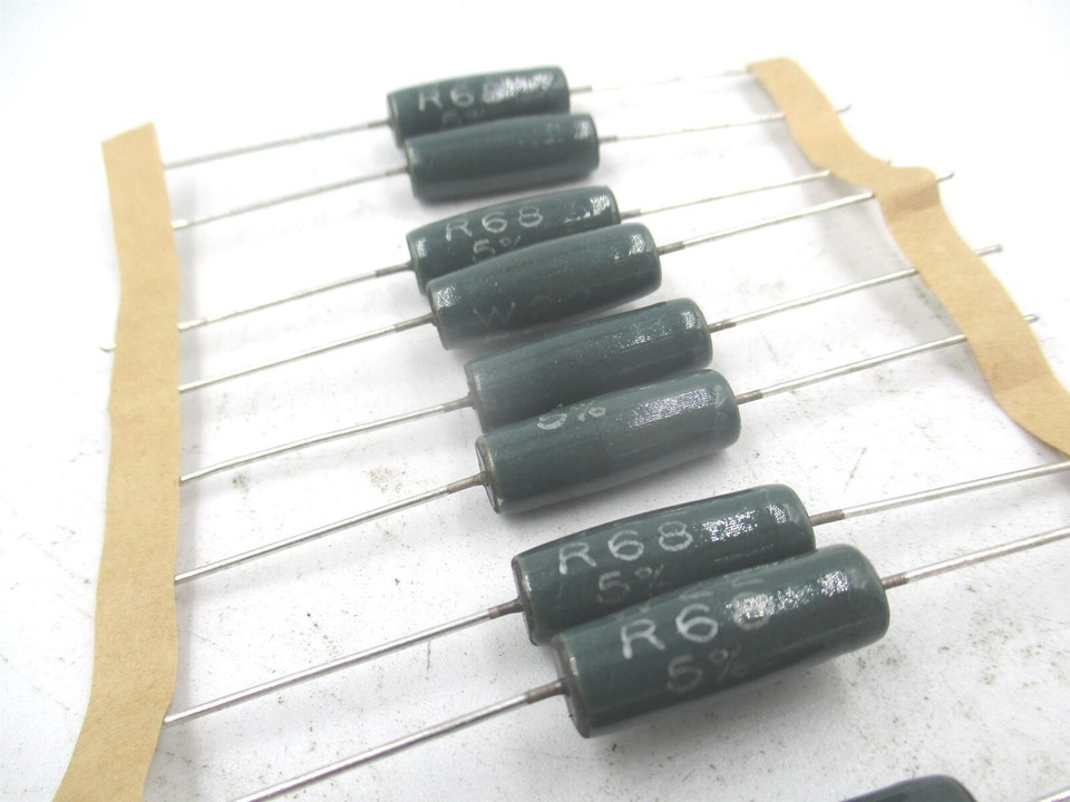 (287-4162) W22 R68 5% Wirewound Vitreous Enamel Resistor - Lot of 10 | eBay