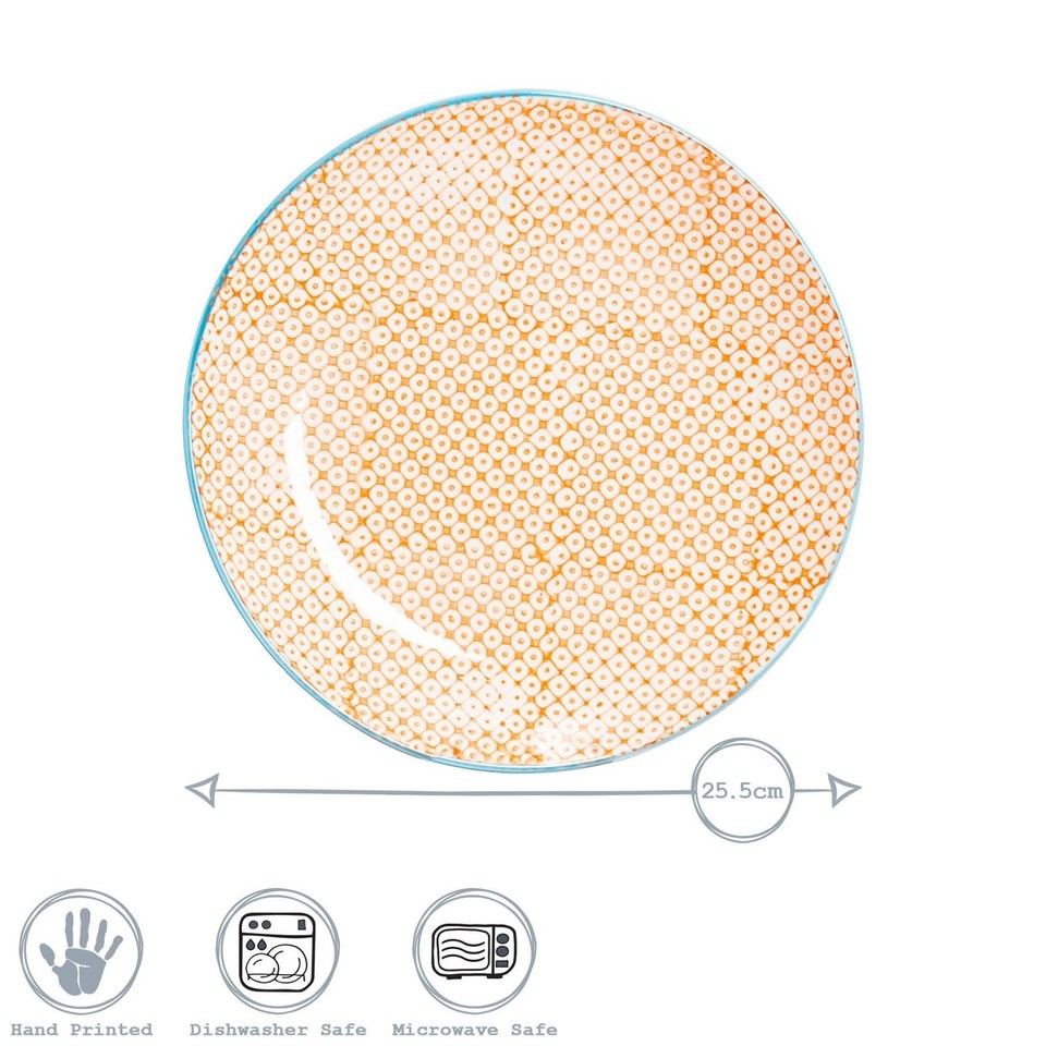 Patterned Dinner Plate Wedding Porcelain Kitchen Plates 3 Designs ...