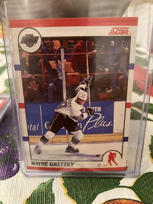 1990-91 Score NHL Wayne Gretzky Card #1 SUPER NICE!!!! | eBay