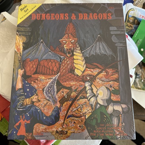 DUNGEONS & DRAGONS BASIC SET TSR 1001 WIZARD LOGO Unopened Sealed ...