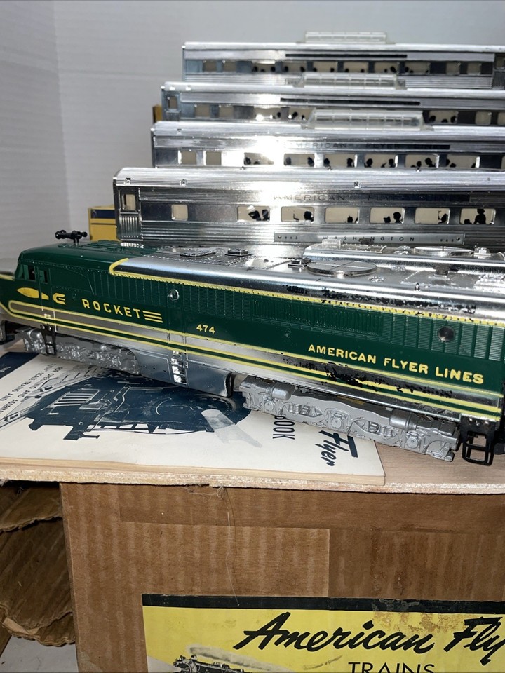 American Flyer Rocket Set Original Boxes Wrap And Set Box Super Clean ...