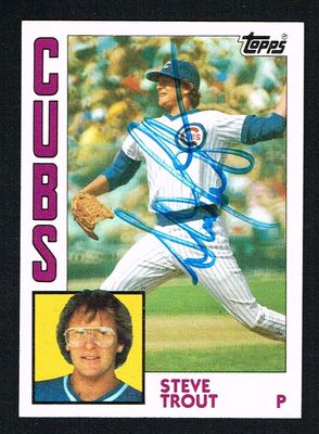 Steve Trout #151 signed autograph auto 1984 Topps Baseball Trading Card ...