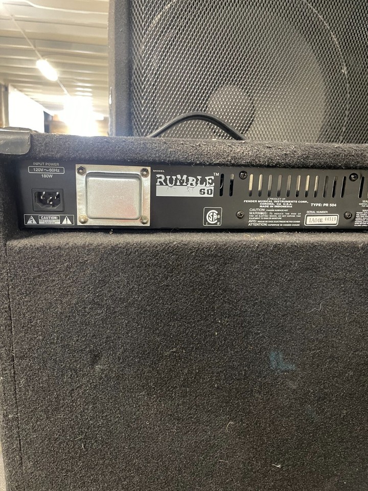 Fender Rumble 60 Bass Combo Amp Rumble 60 Speaker | eBay