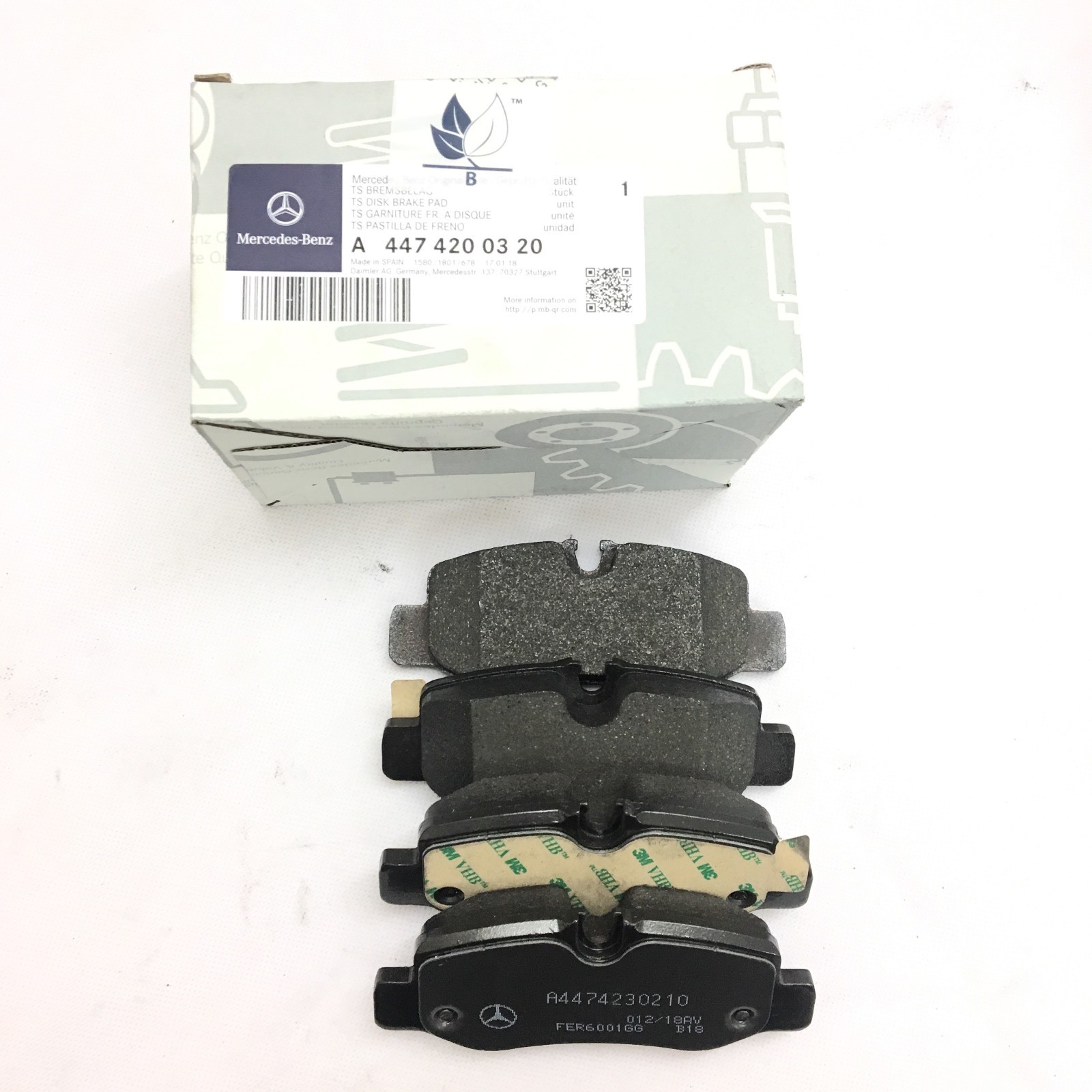 New Mercedes-Benz Rear DISK BRAKE PADS W447 VITO A4474200320 | eBay UK