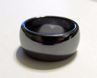 Genuine Hematite Convex Solid 10mm Band Ring Various Sizes HEMR14W | eBay