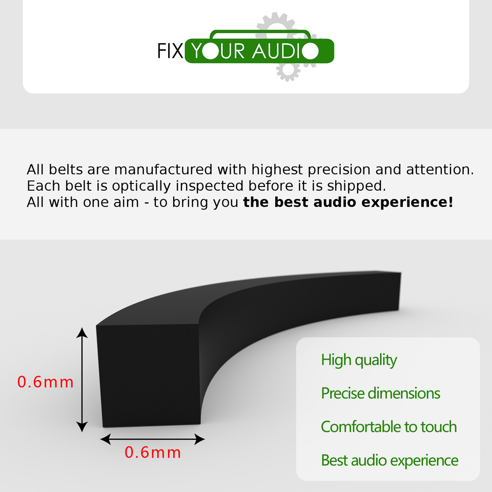 Belt for Sony WM-EX808 WM EX808HG WM FX507 WM FX509 WM FX52 ICF-SW1000 ...