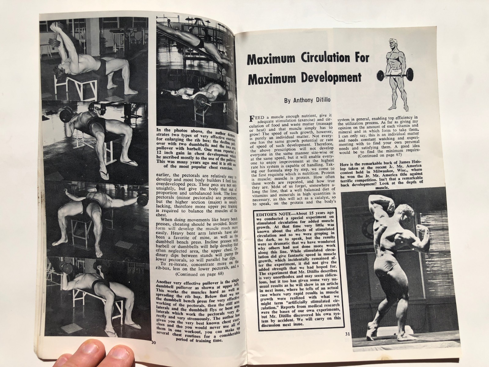 August 1968 The Iron Man Bodybuilding Magazine Mr America James Haislop ...