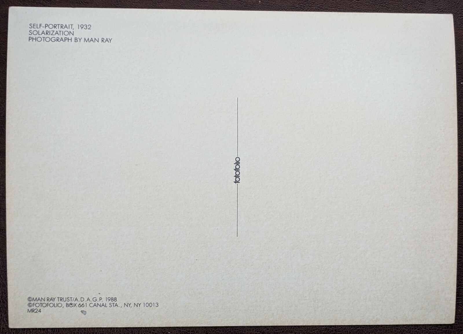 Assorted Man Ray Photo Postcards, Vintage 1988, Man Ray Trust ...