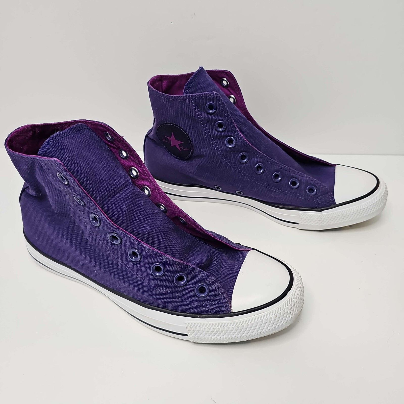 Converse Chuck Taylor All Stars Purple High Top Mens … - Gem