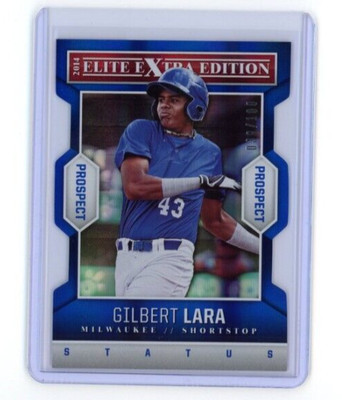 GILBERT LARA 2014 Panini Elite Extra Edition Prospect Blue Status Die ...