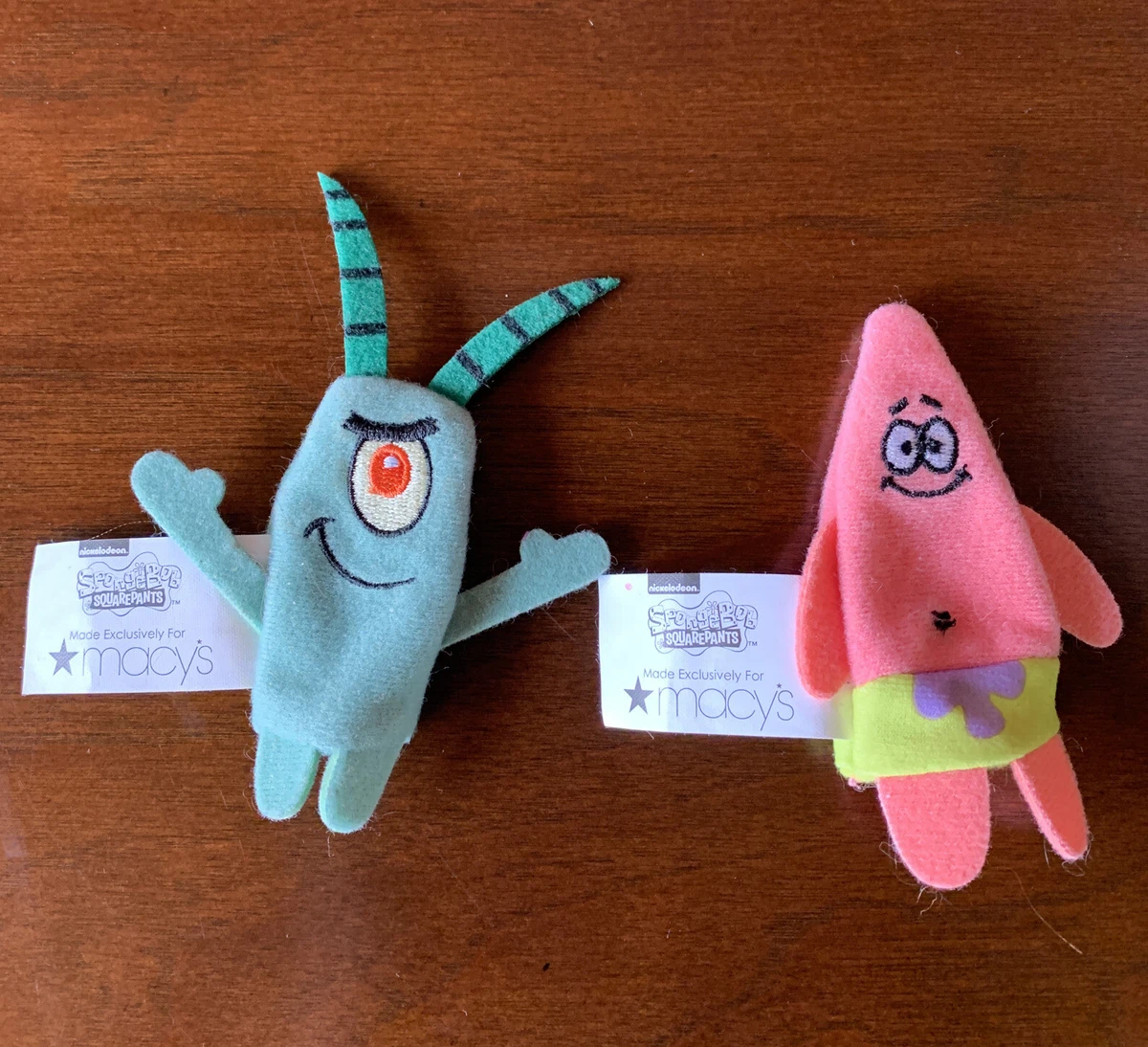 Spongebob Finger Puppets