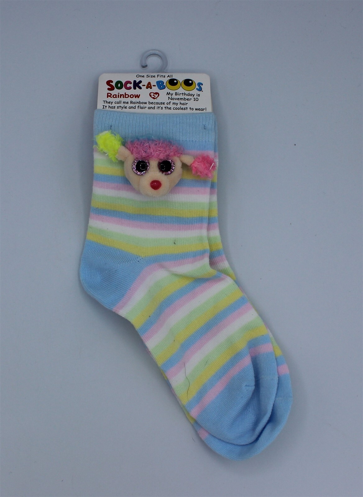 Ty Fashion - Sock-a-boos 3 Pack- Rainbow Dotty Kiki One Size Fits All ...