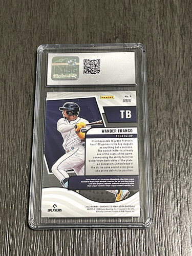 2022 Panini Chronicles - Revolution Wander Franco #4 Groove (RC) for ...