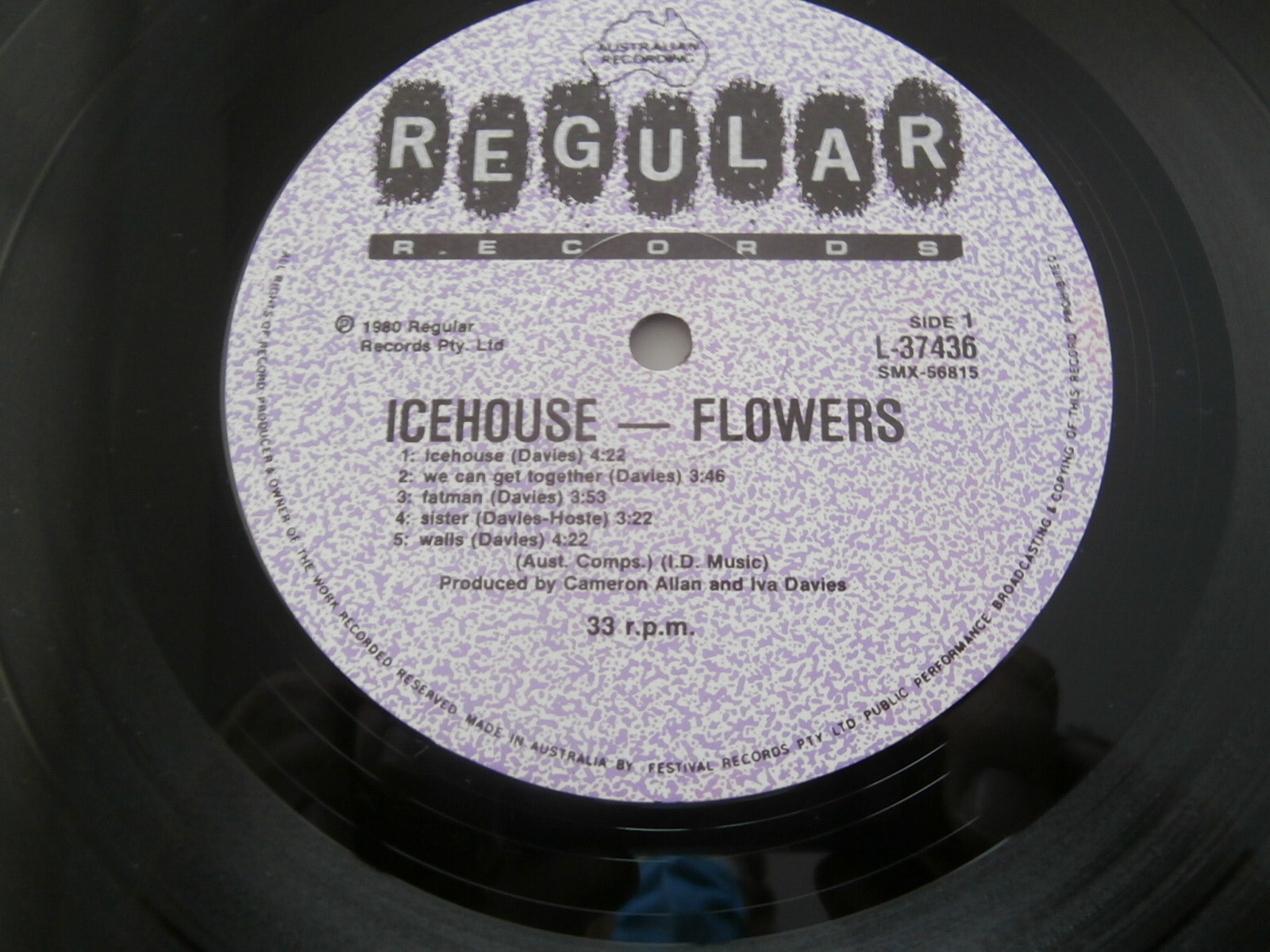 Flowers - Icehouse Gate Fold LP Original Australia Pressing 1980 Very ...