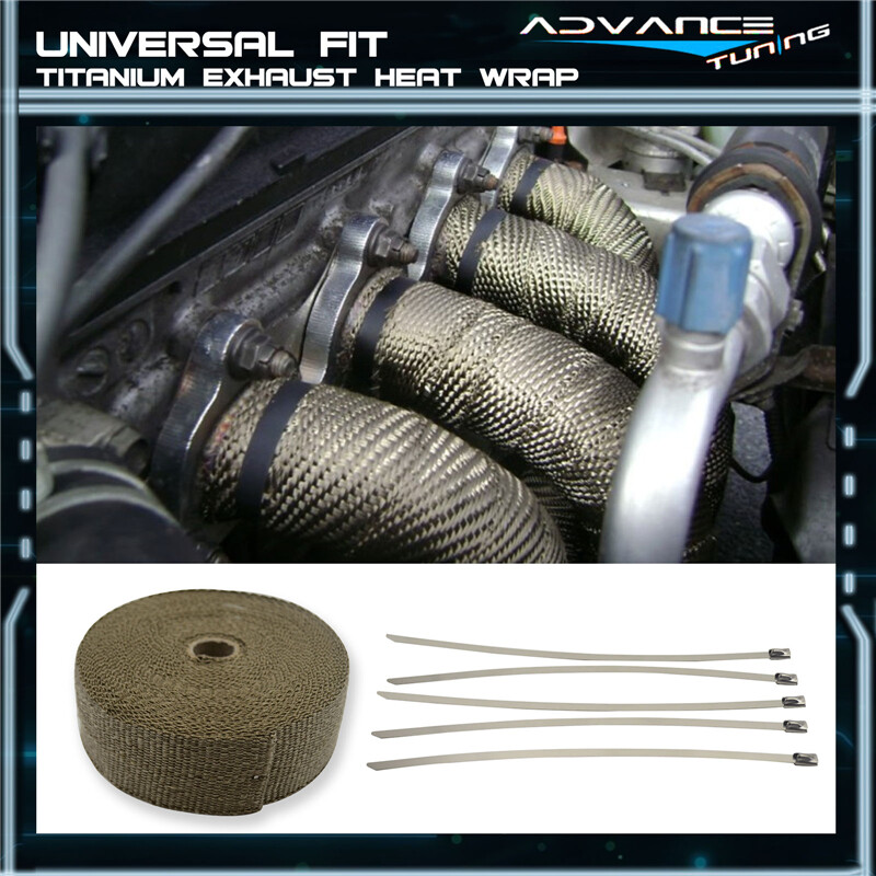 Universal Racing Exhaust Heat Wrap Thermal Turbo Manifold 2 Inch x50 ...
