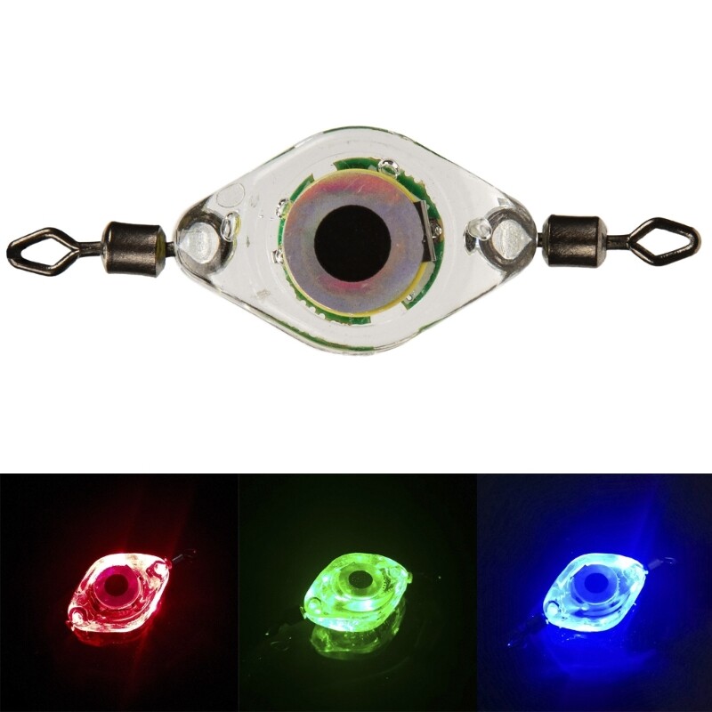 LED Fishing Lures Lights Saltwater Trolling Deep Drops Underwater ...