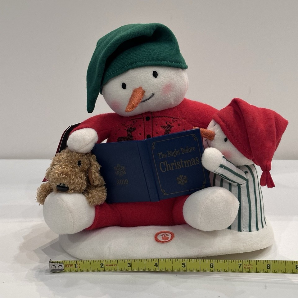 Working HALLMARK STORYTIME SNOWMAN ANIMATED 'NIGHT BEFORE CHRISTMAS ...