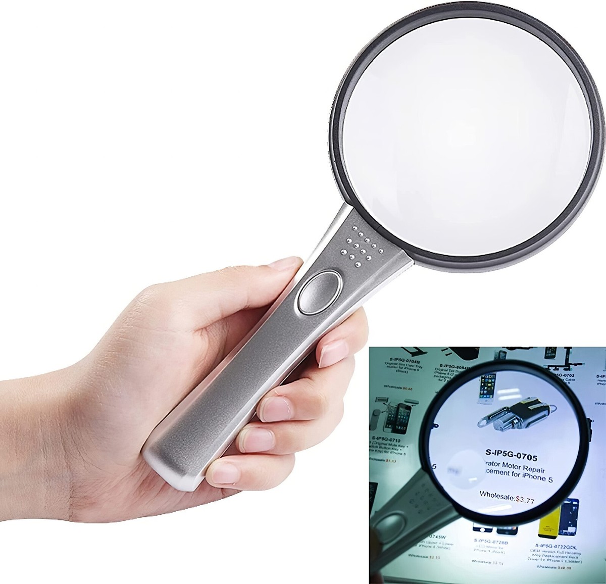Lighted Magnifying Glass For Visually Impaired | Shelly Lighting