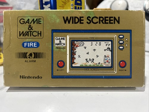 VINTAGE NINTENDO GAME AND WATCH FIRE NEW IN BOX | eBay