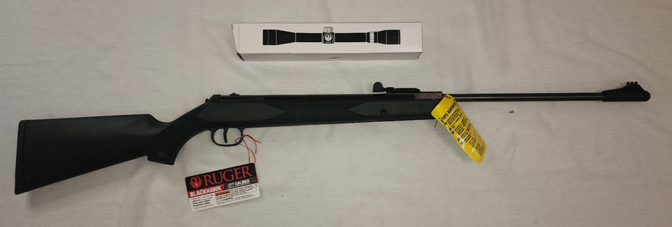 Ruger Blackhawk .177 Cal Pellet Break Barrel Air Rifle Gun w/4x32 Scope ...