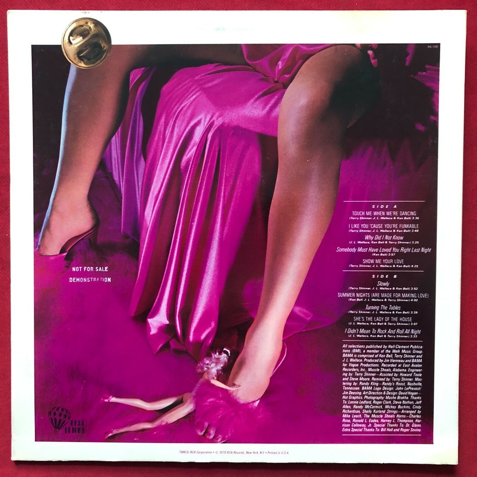 BAMA ~ TOUCH ME WHEN WE'RE DANCING LP (1979) DISCO FUNK FREE FLIGHT ...