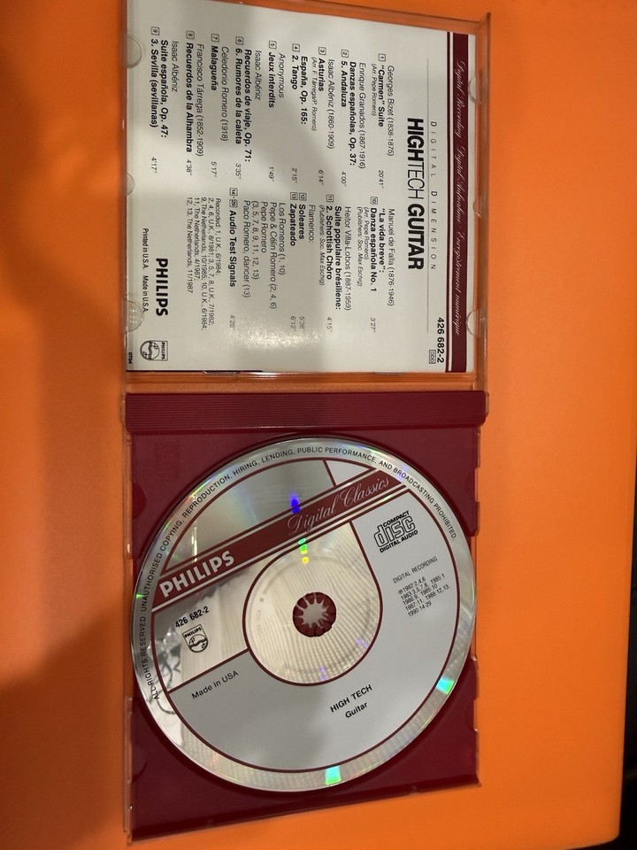 Philips Digital Dimensions Music CD - High Tech Guitar featuring ...