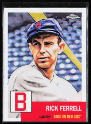 2022 Topps Chrome Platinum Anniversary #142 Rick Ferrell Refractor Red ...