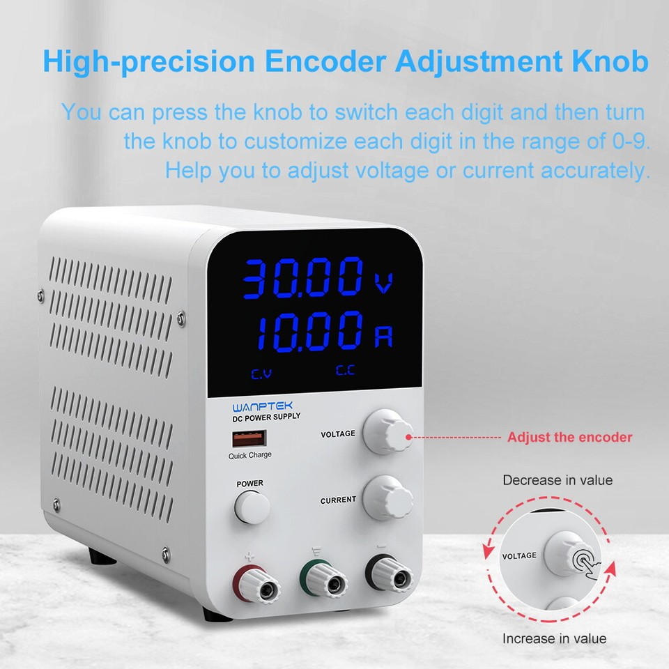 30V 60V 5A 10A adjustable Lab DC bench power supply Programmable ...