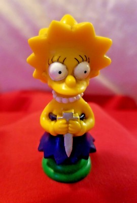The Simpsons 1992 3D Replacement Chess Piece Lisa Purple/Green Rook | eBay