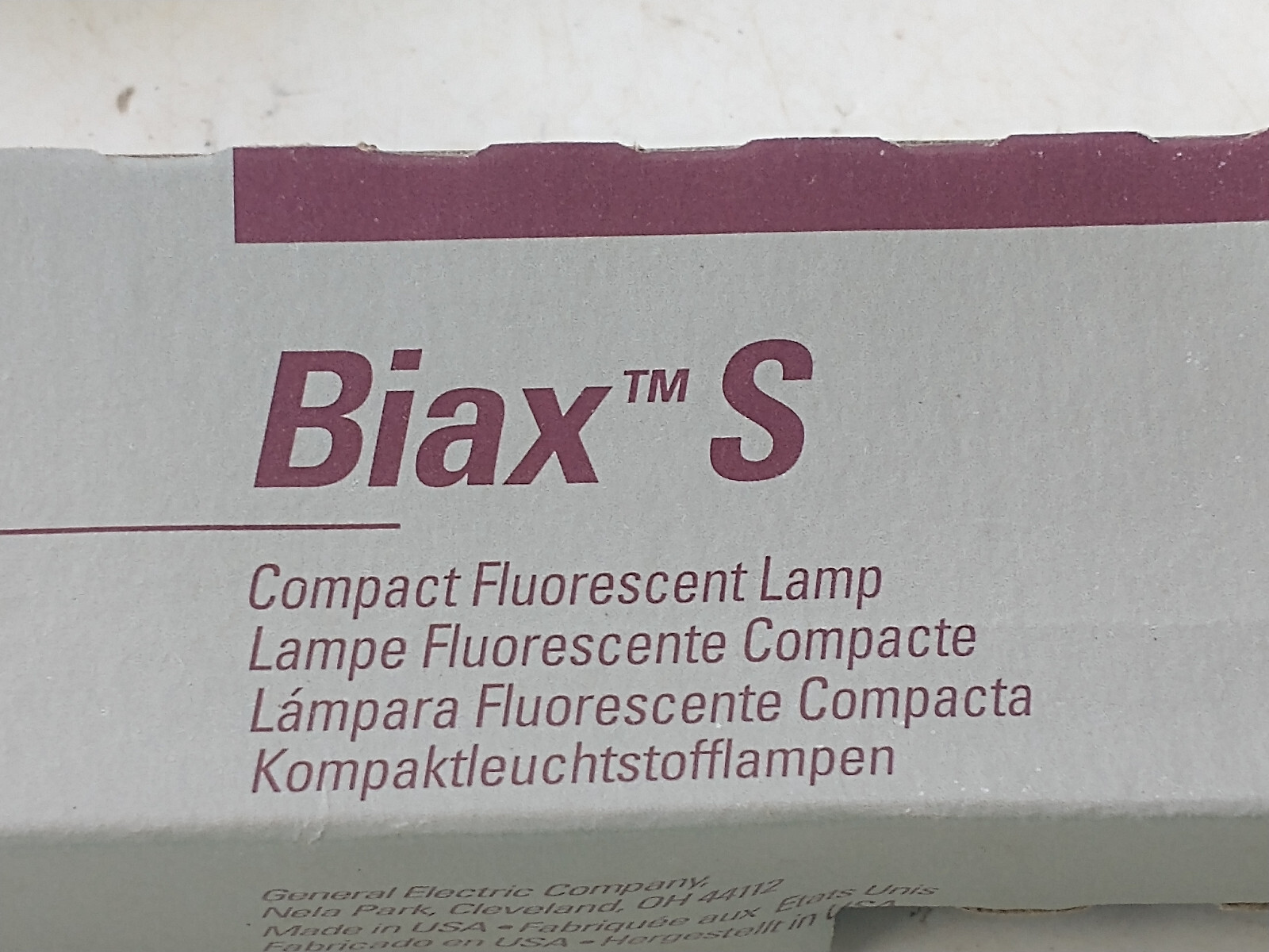 (1) GE Biax S 13w Compact Fluorescent Lamp Bulb F13bx / Spx27 NOS for ...
