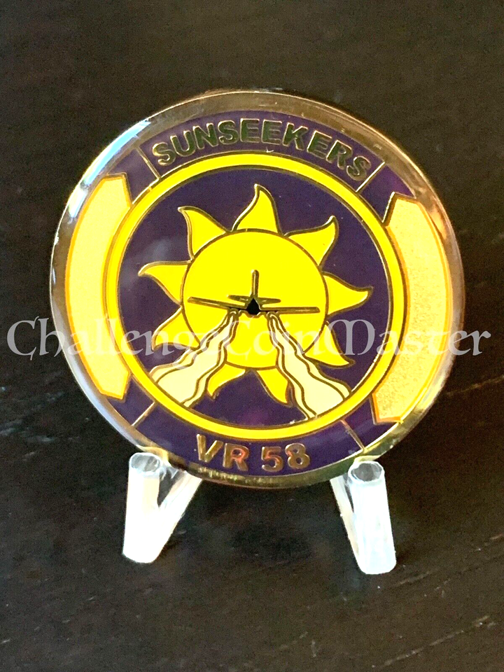 D92 COMMANDING OFFICER SUNSEEKERS U.S. Navy VR 58 CHALLENGE COIN | eBay