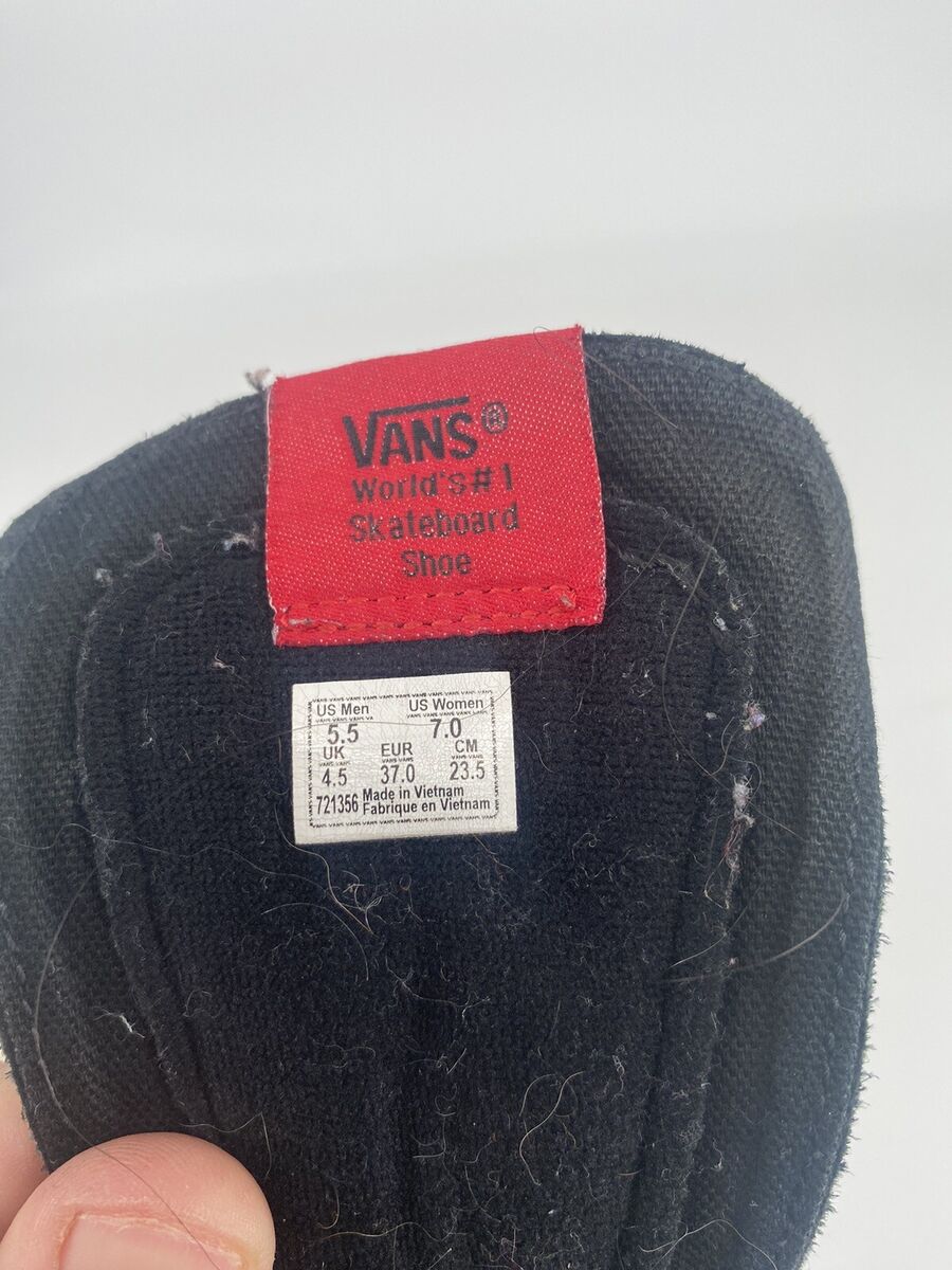 Vans Sk8-Hi Reissue Japanese Checkered Black Red Men's 5.5 Vans Sk8-Hi Reissue Japanese Checkered Black Red Men's 5.5